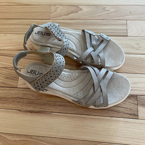 JBU | Shoes | Jbu Taupe Sandals | Poshmark
